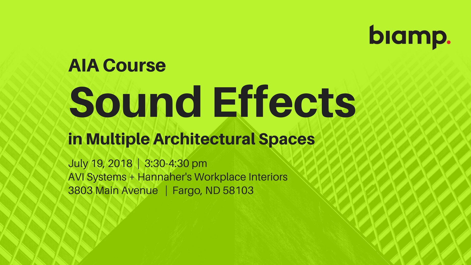 AIA Course: Sound Effects in Multiple Architectural Spaces - Connect ...